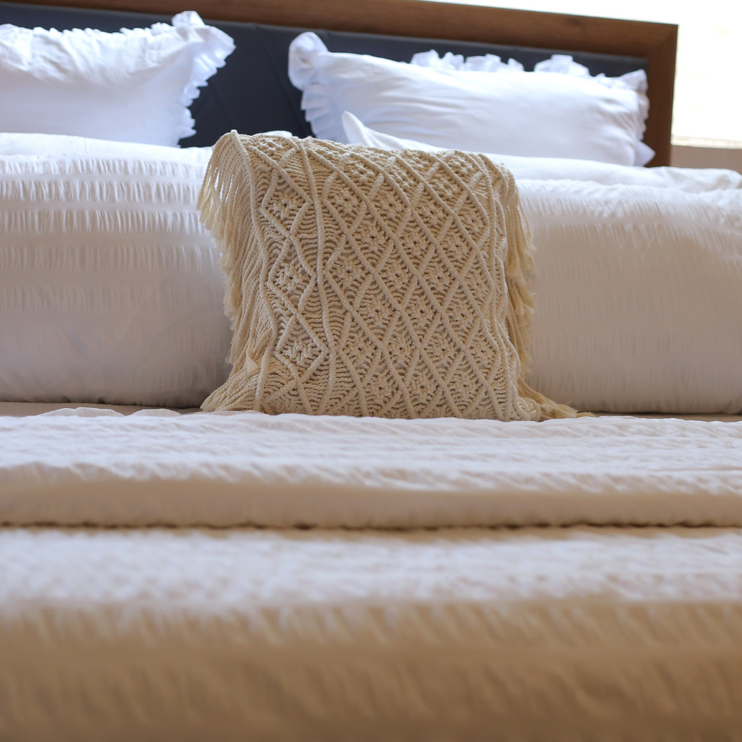 Beige Grey - Fur Throw – PTH Homes